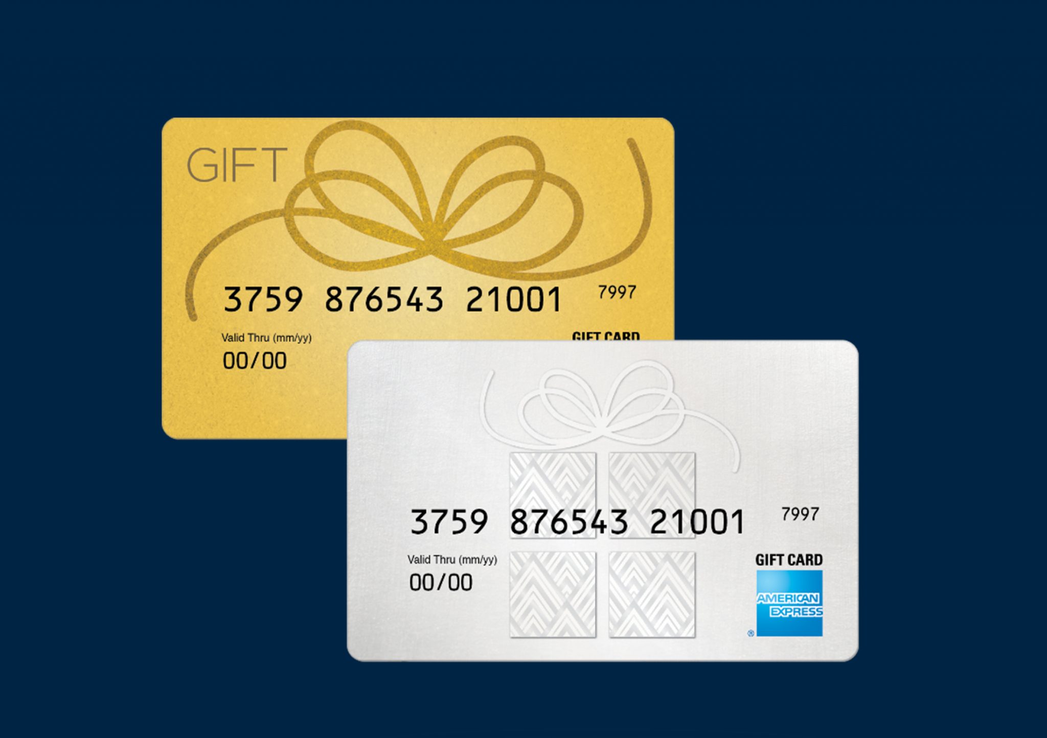 Different Pictures of AMEX Gift Cards and How To Identify Them